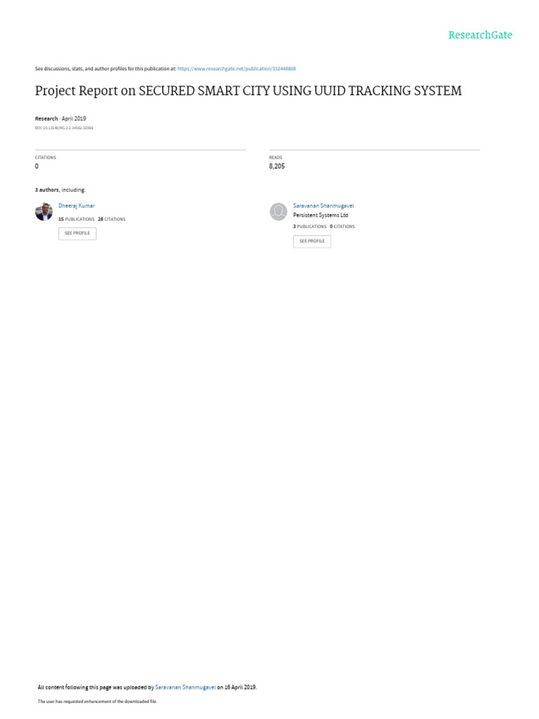 Smart City Project | PDF | Surveillance | Smart Grid