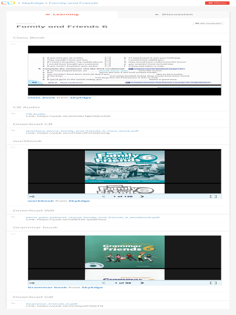 Classmill - Family and Friends | PDF