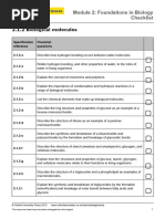 OCR (A) Biology A-Level Module 2 Foundations in Biology Revision - PMT ...