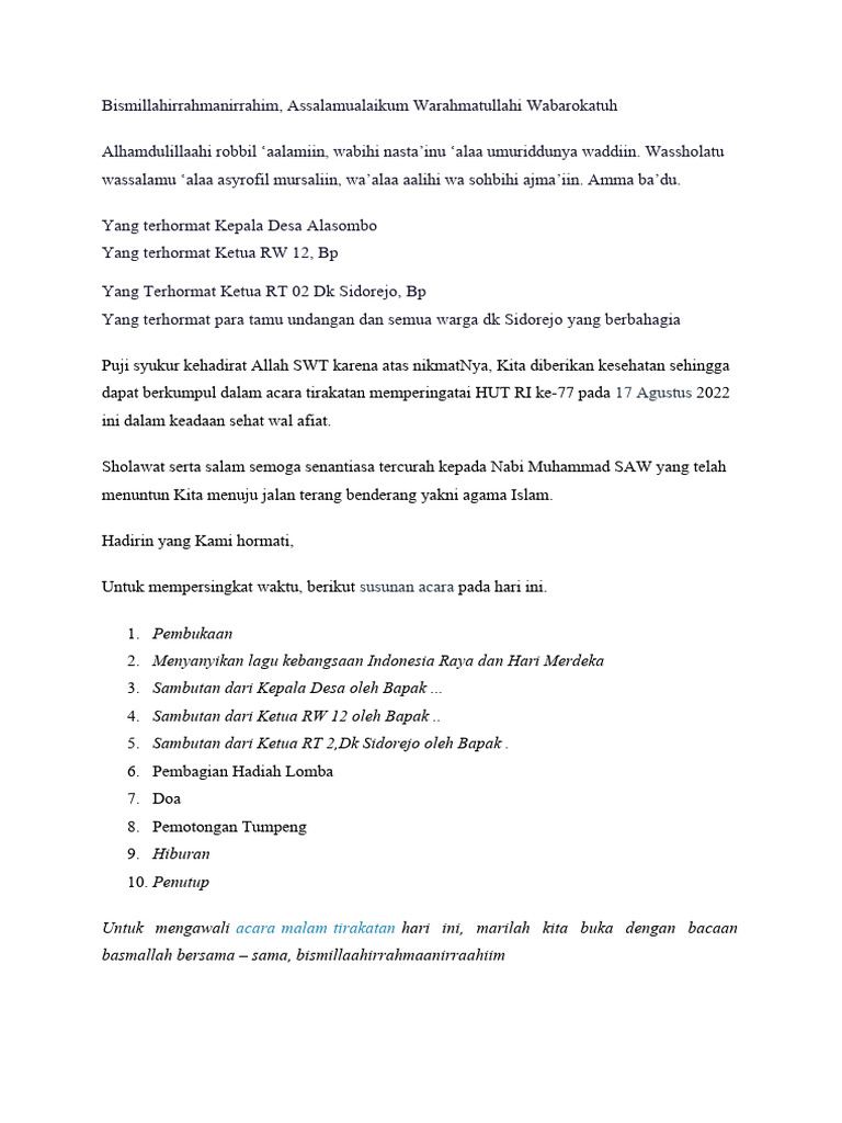 Teks MC 17an | PDF