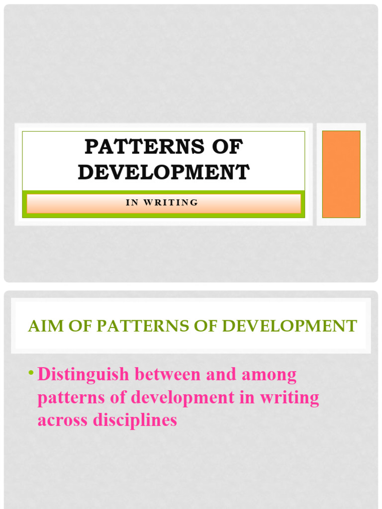 Patterns of Development | PDF