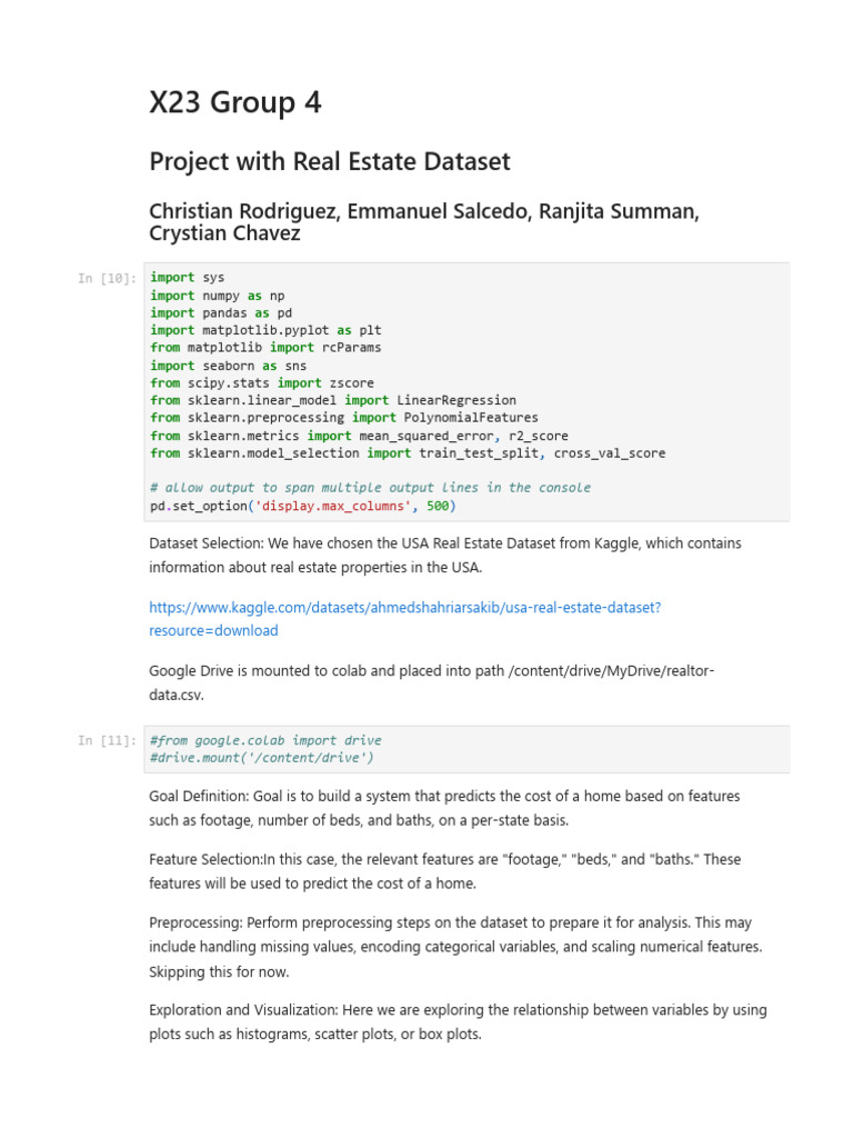 Project PDF | PDF | Applied Mathematics | Statistics