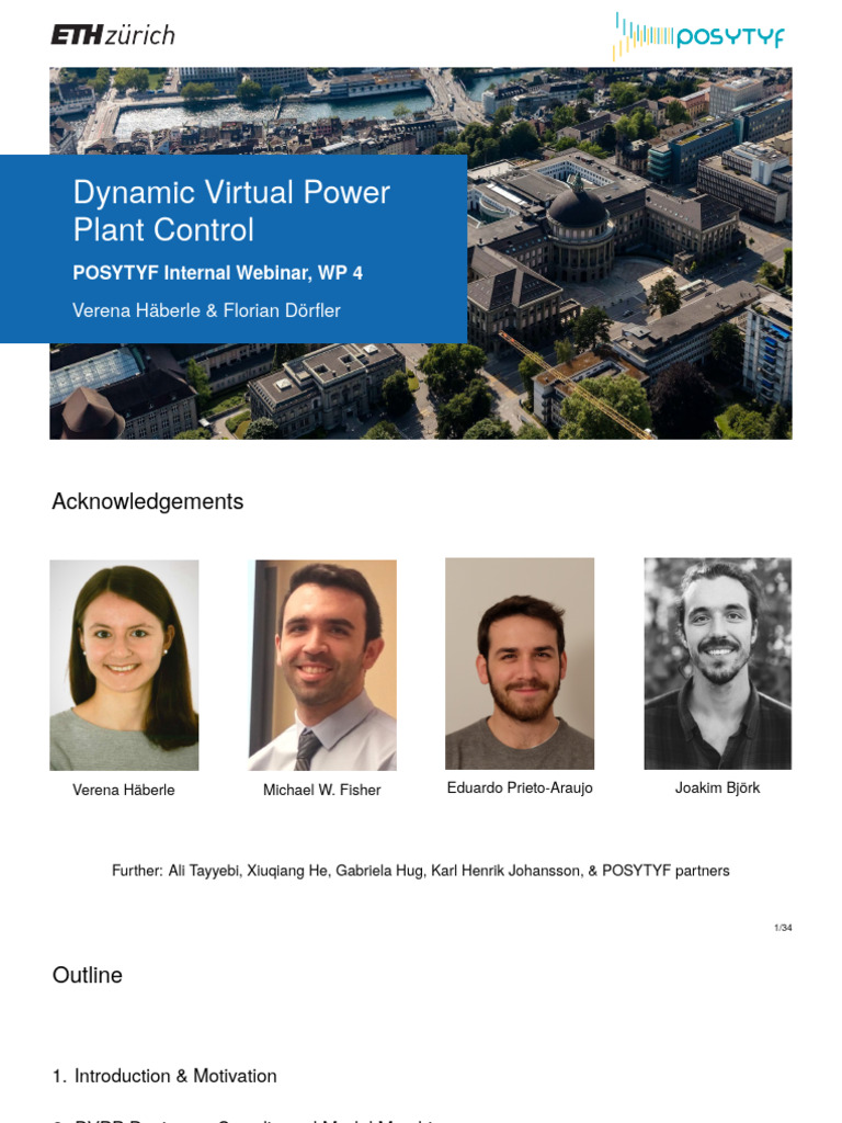 POSYTYF Webinar WP4 Handout | PDF | Electrical Grid | Energy Technology