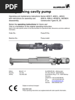 Allweiler SN Series Screw Pump Overview | PDF | Bearing (Mechanical) | Pump