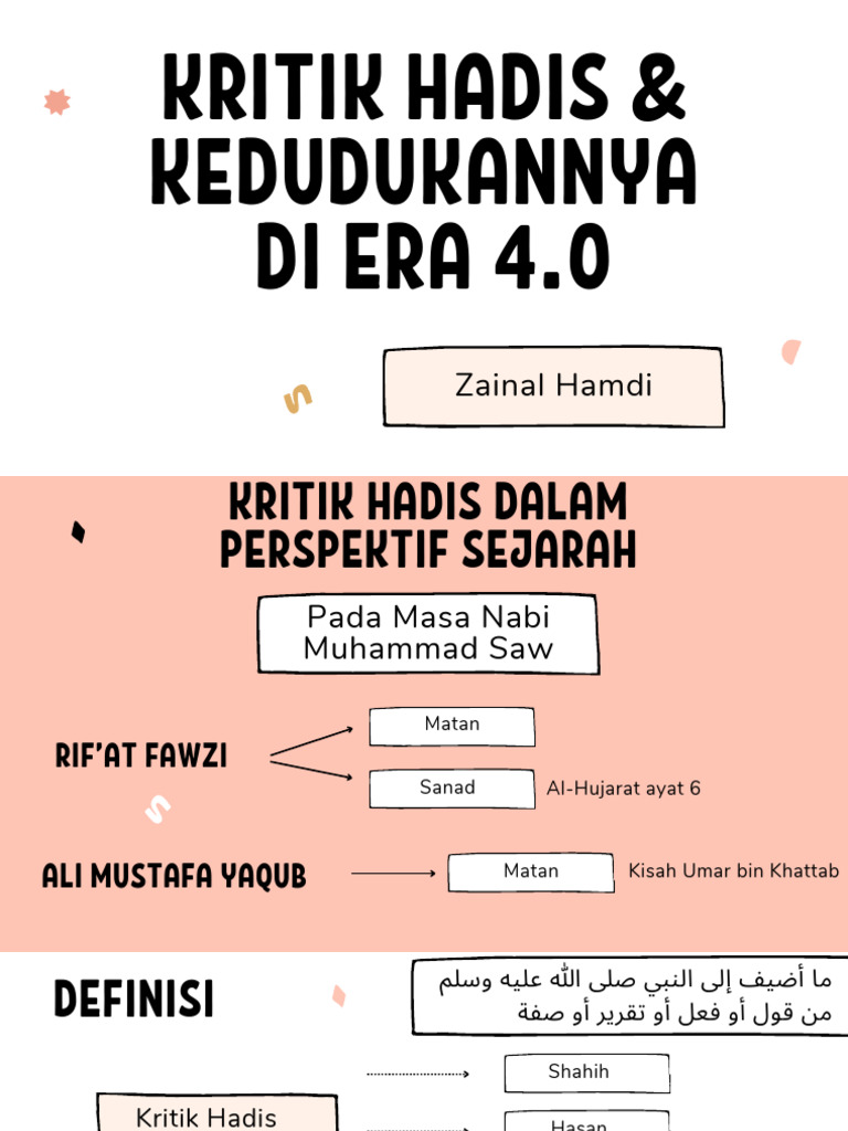 Konsep Hadis Dalam Islam | PDF