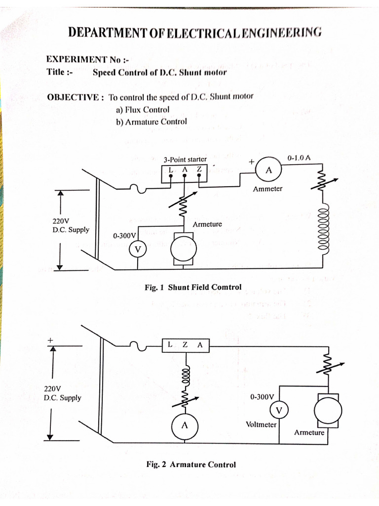 DC Shunt Motor | PDF