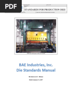 Die Design Checklist | PDF | Screw | Engineering Tolerance