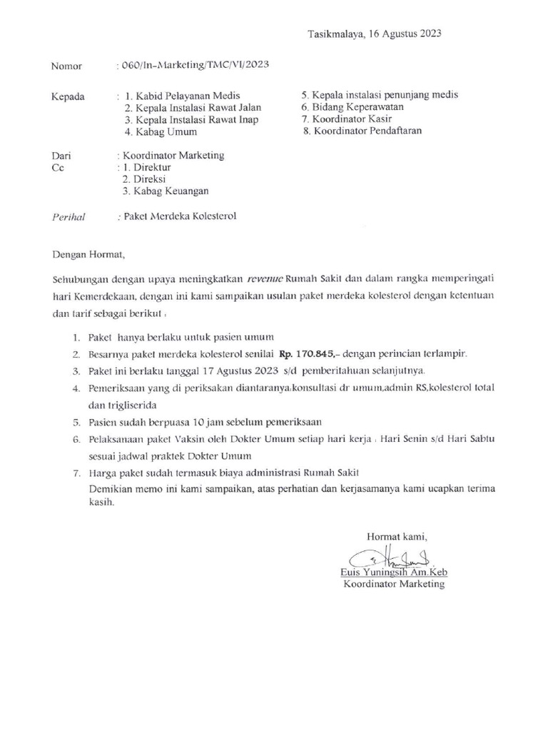 Memo Paket Merdeka | PDF
