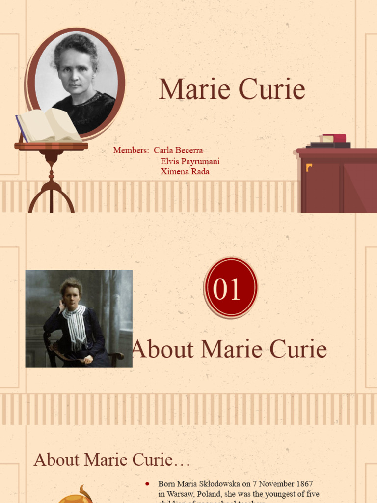 Presentation Marie Curie | Download Free PDF | Marie Curie | Planets