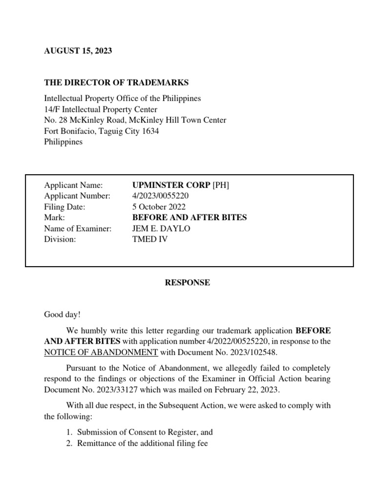 Before and After Bites | PDF | Intellectual Property Law | Justice