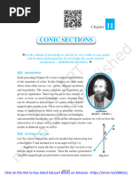 Conic Sections Class 11 Notes | PDF | Ellipse | Circle