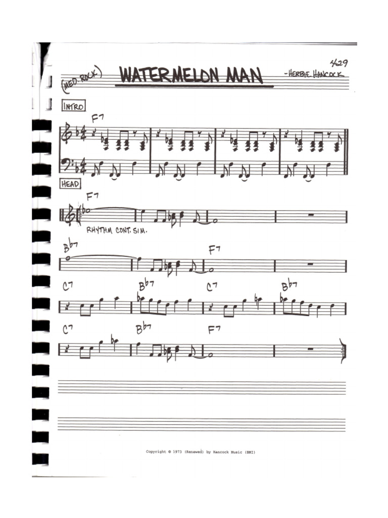 Watermelon Man | PDF
