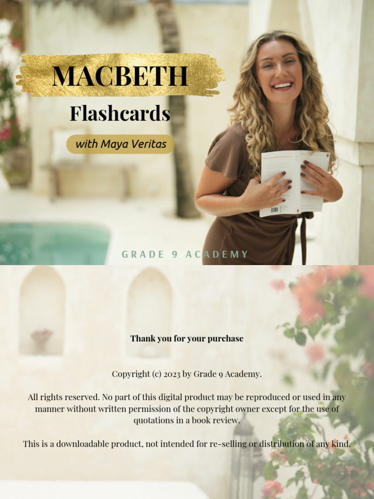 Macbeth Flashcards 0tswg6 | PDF