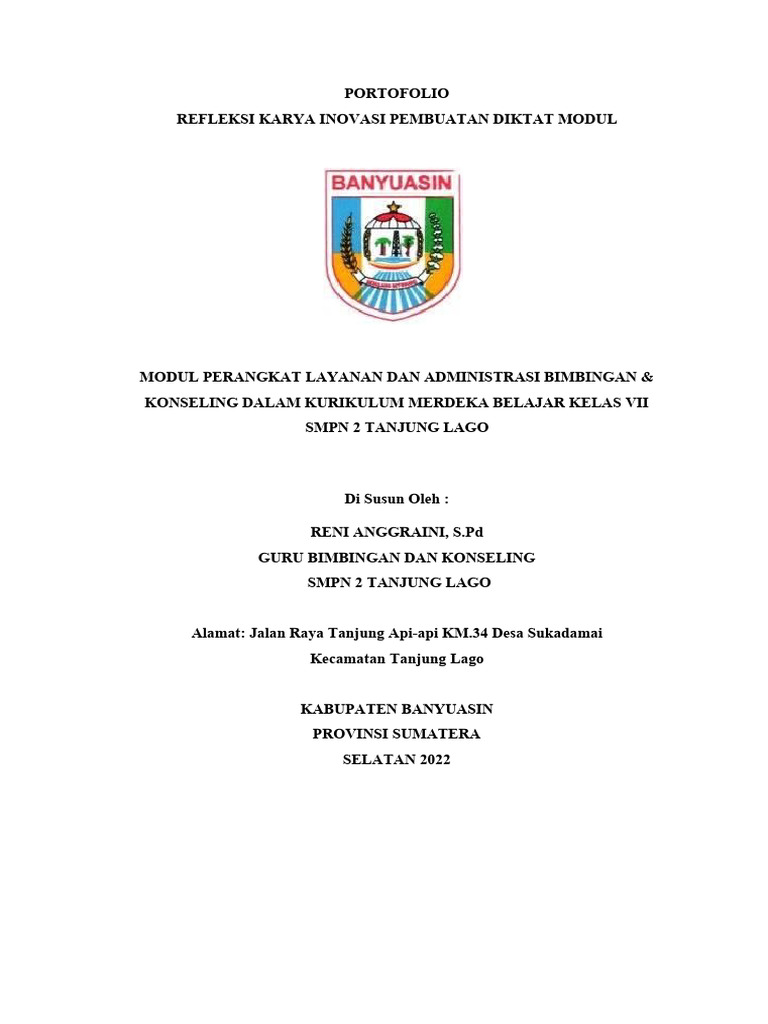 Modul Bimbingan Konseling Kelas VII | PDF | Bisnis
