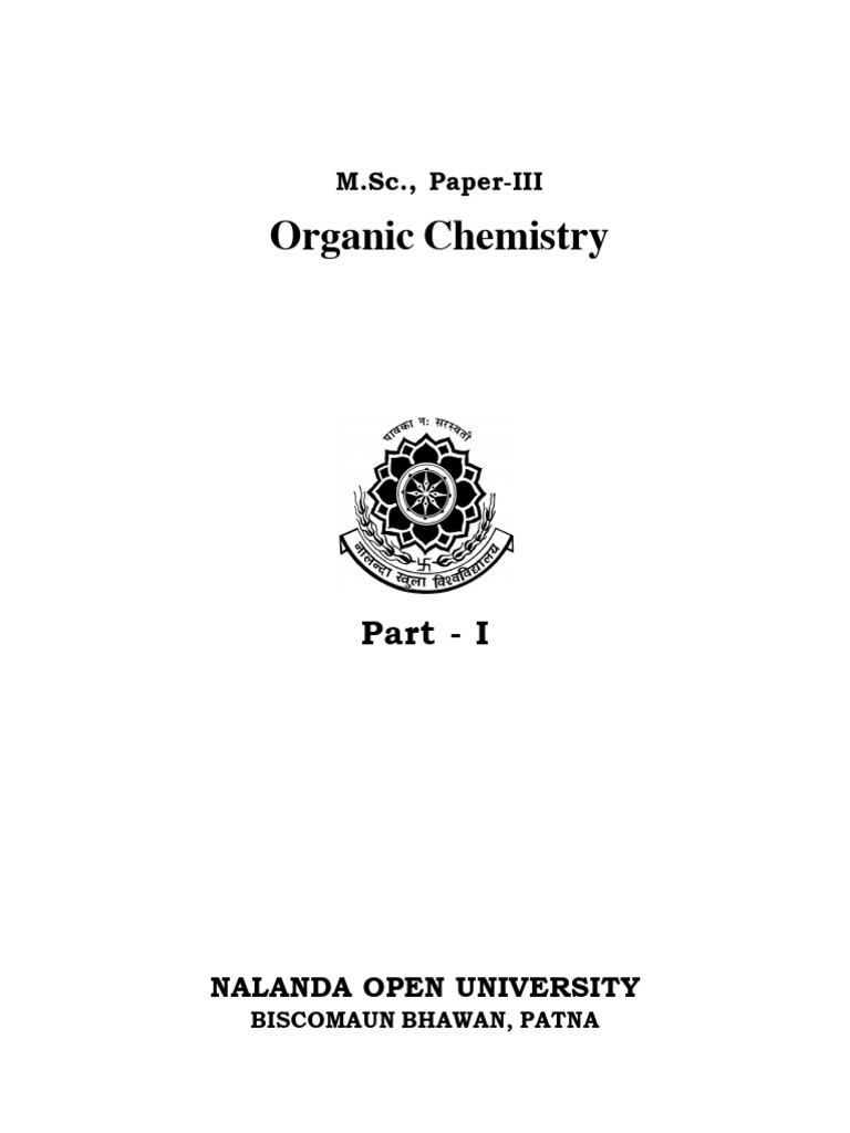 MSC Chemistry Paper-III Index | PDF