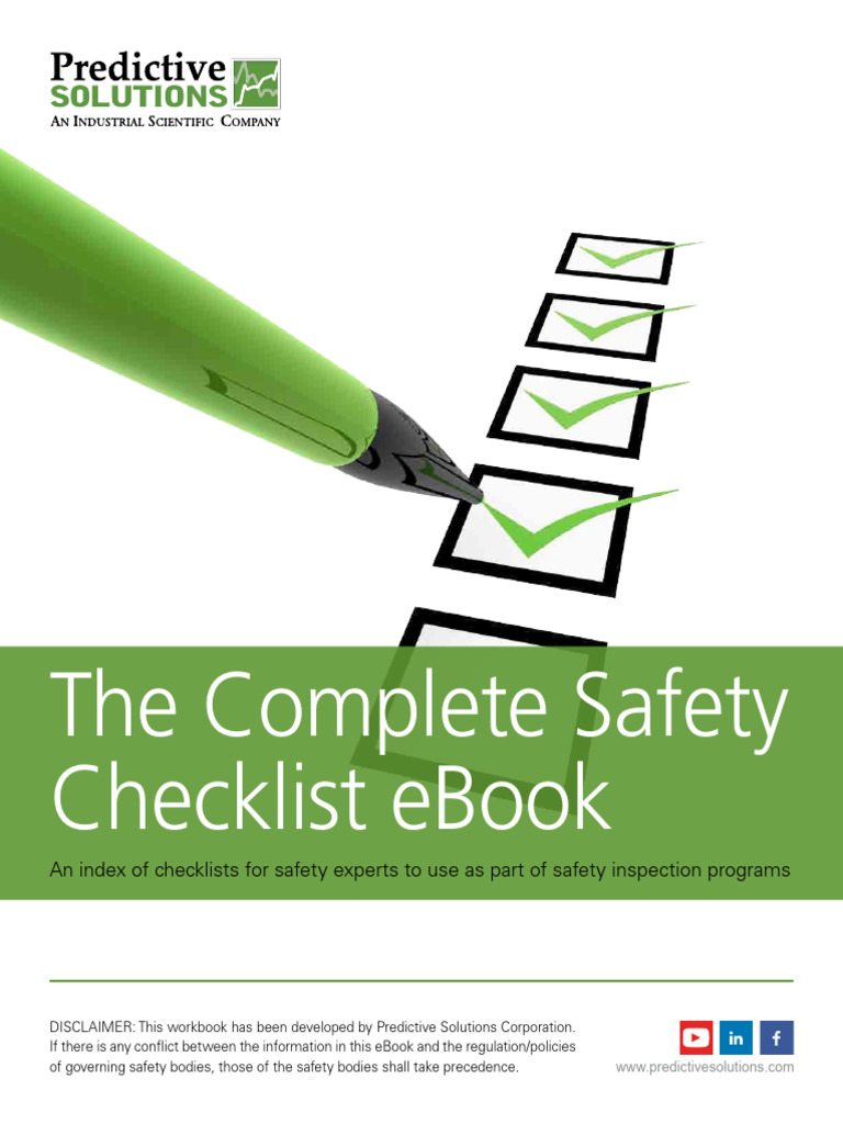 Safety Check List | PDF