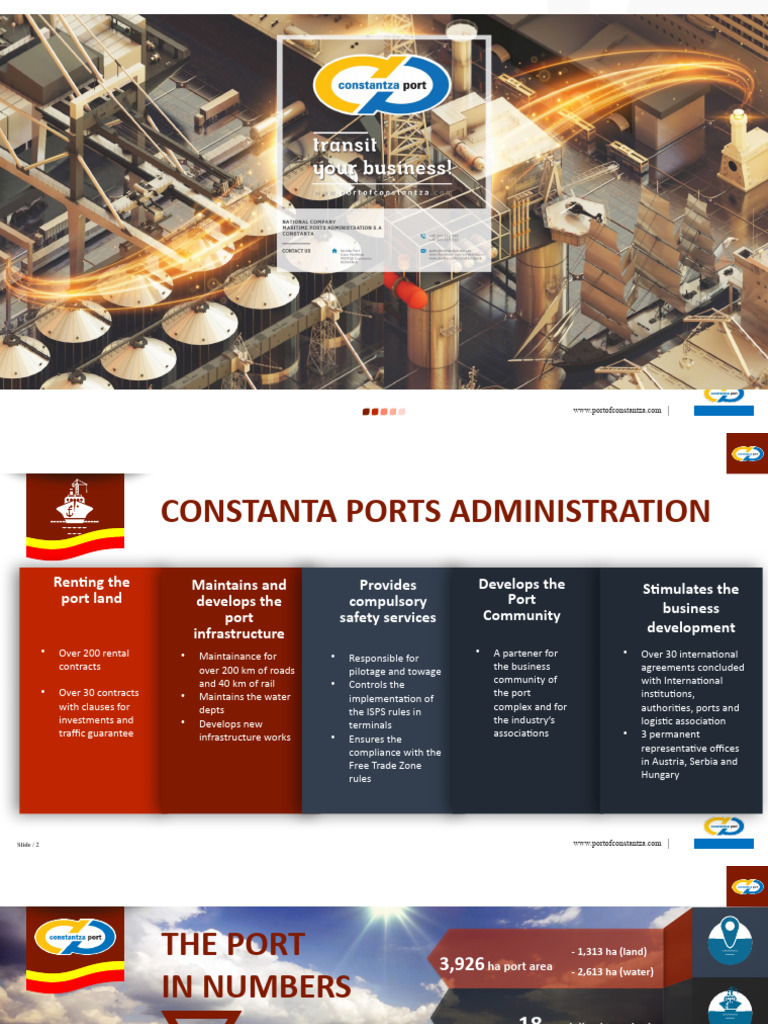 Constanta Port Business Overview | PDF | Port | Transport