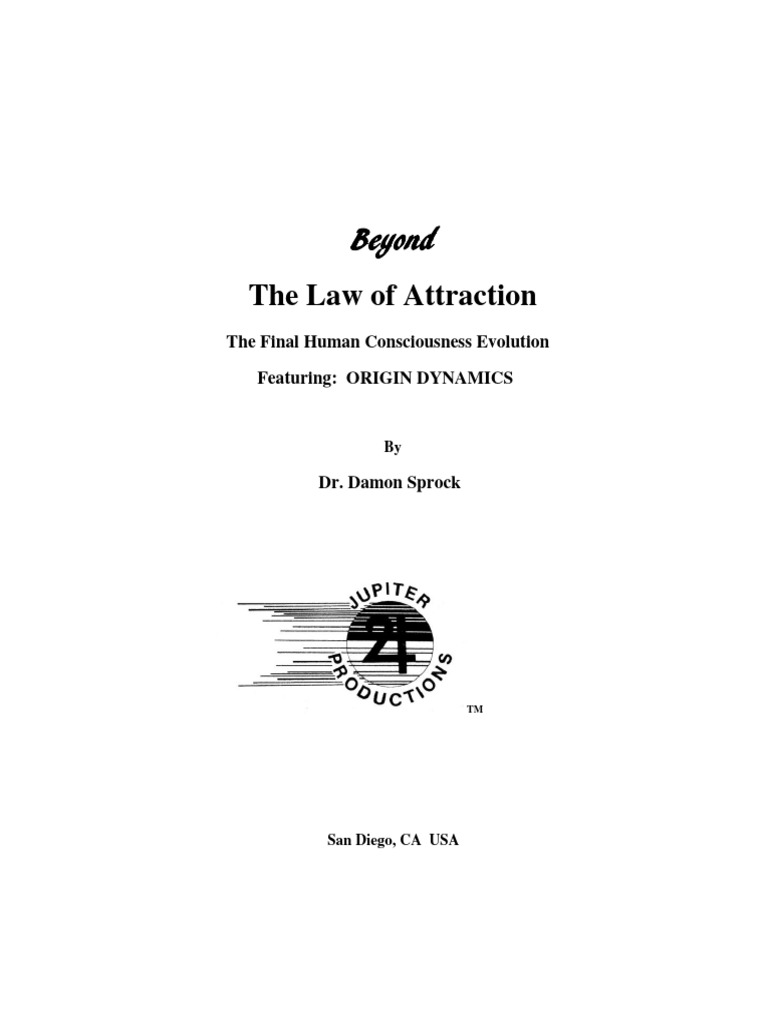 Beyond: The Law of Attraction | PDF