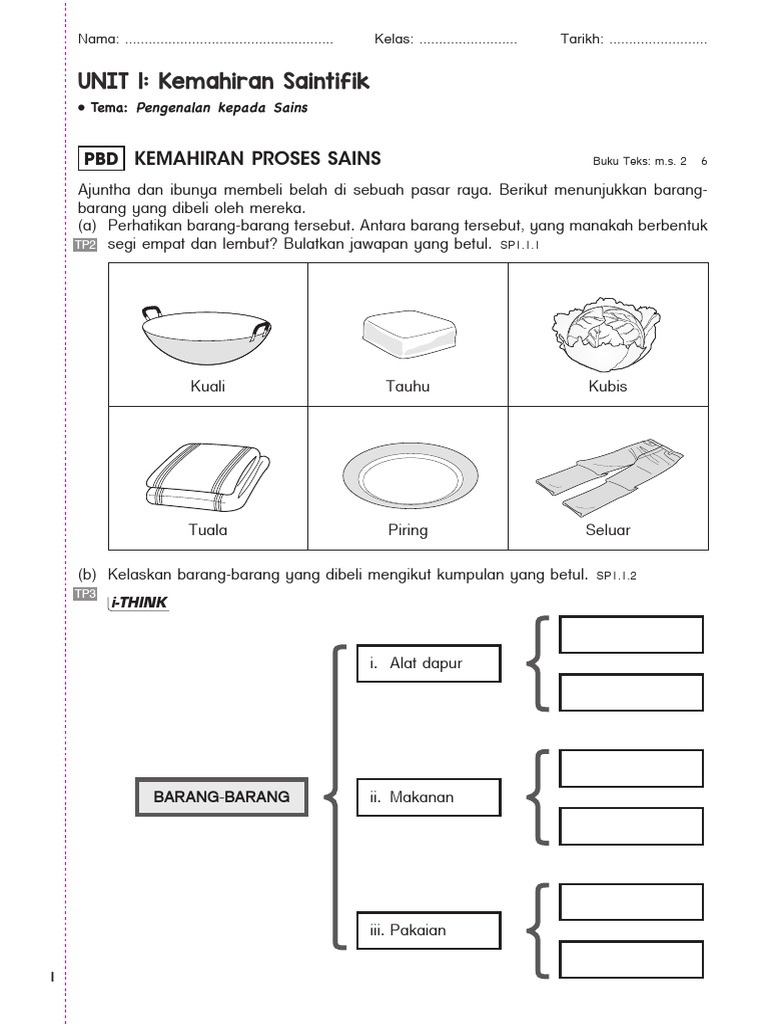 Sains Tahun 6 Unit 1 Pdf