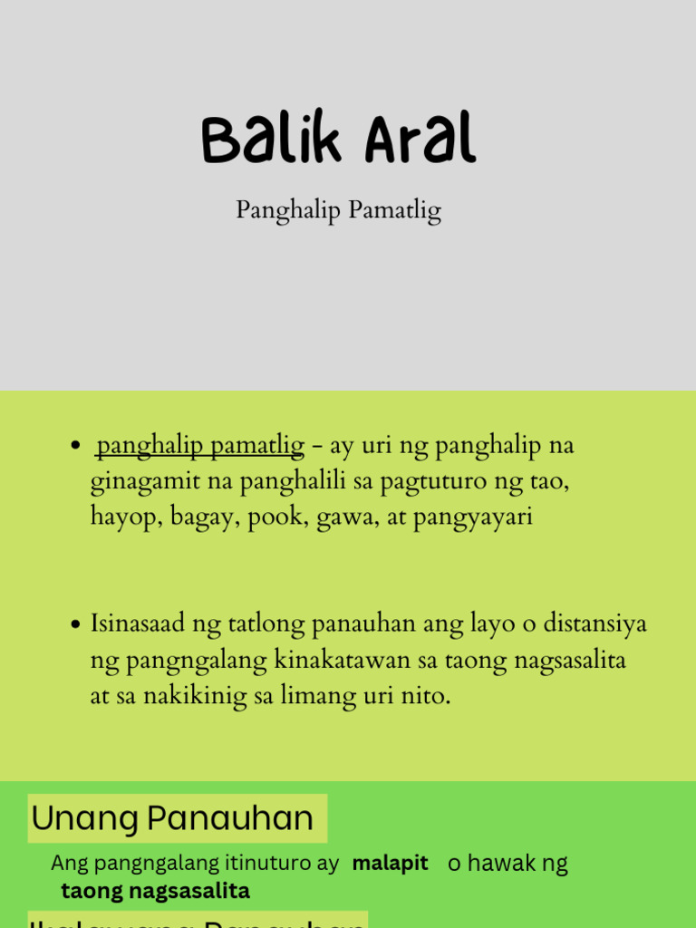 Balik Aral | PDF Balik Aral | PDF