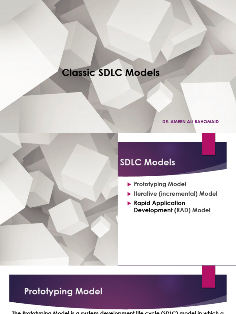SE - SDLC Models - Lec 3 | PDF | Computers | Technology & Engineering