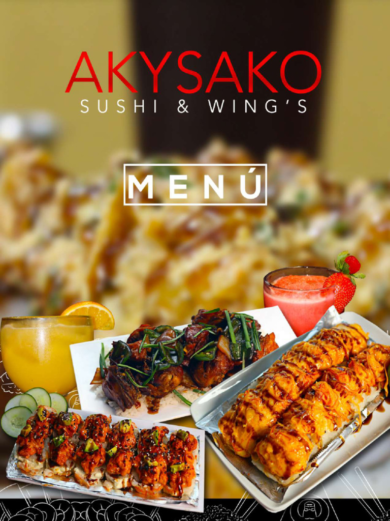 Menu Akysako Sushi 2023 | PDF