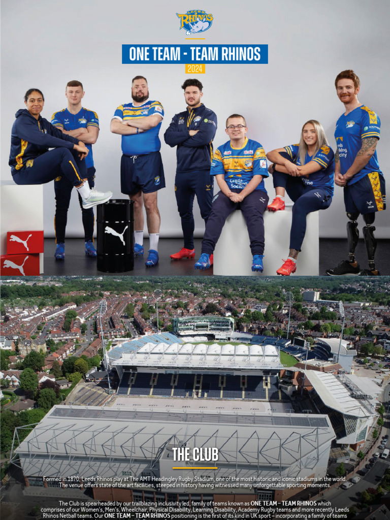 One Team Team Rhinos - Be Part of It | PDF