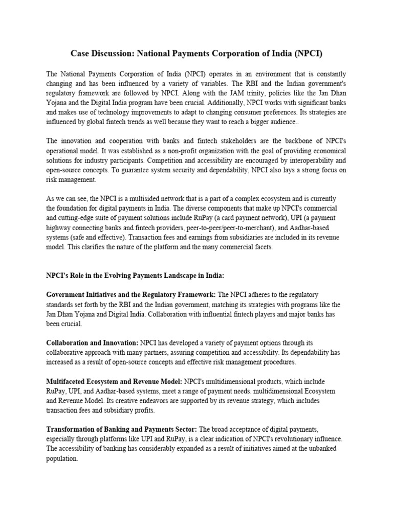 Ncpi Case Analysis Pdf