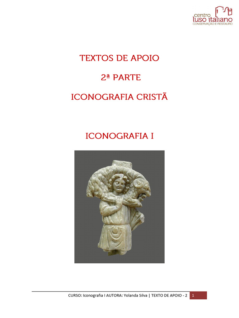 Texto Apoio 2 Curso de Iconografia | PDF | Igreja católica | Barroco