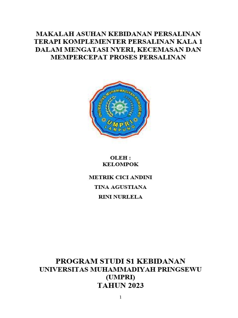 Terapi Komplementer untuk Ibu Hamil | PDF