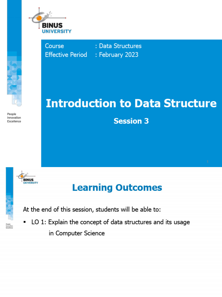 s03 Introduction To Data Structure | Download Free PDF | Data Type | Software Development