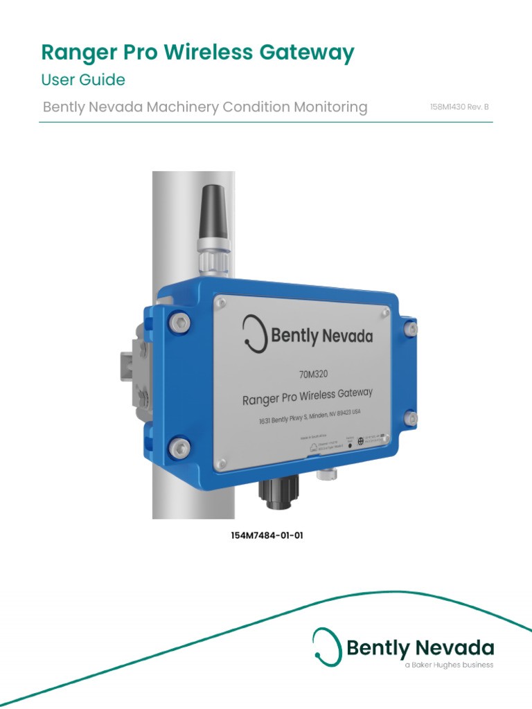 Ranger Pro Wireless Gateway User Guide - 158M1430 | PDF