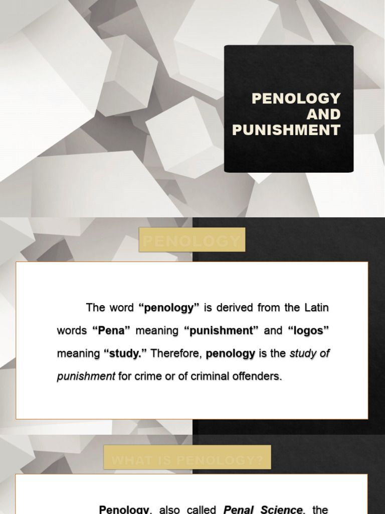 Penology and Punishment Aguilar James | Download Free PDF | Punishments ...