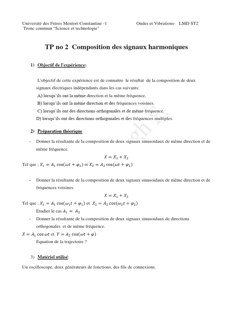 TP2 Composition | PDF