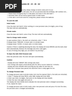 Yale Safe User Manual and Setup Guide | PDF | Screw