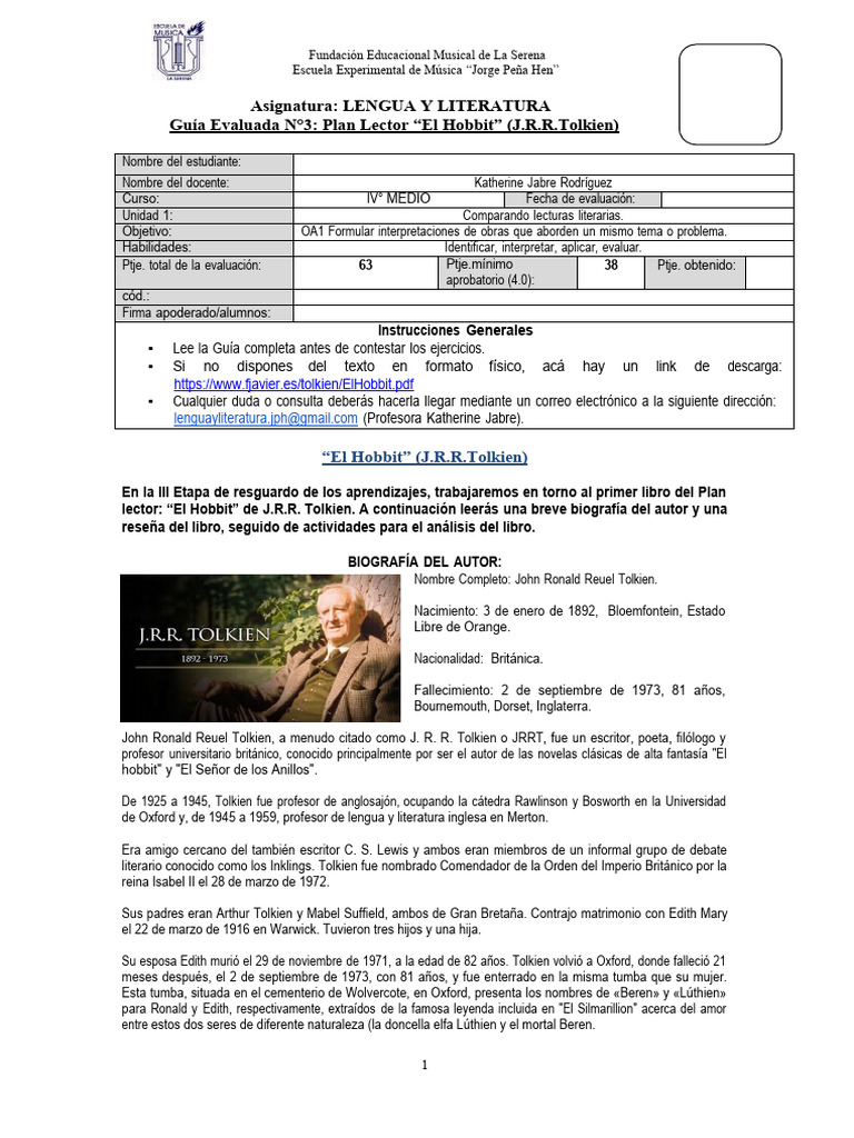 Hobbit | PDF | El Hobbit | J. R. R. Tolkien