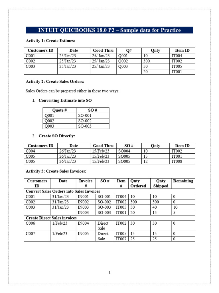 Peachtree Complete Accounting 2010 - P2 | PDF | Receipt | Quick Books