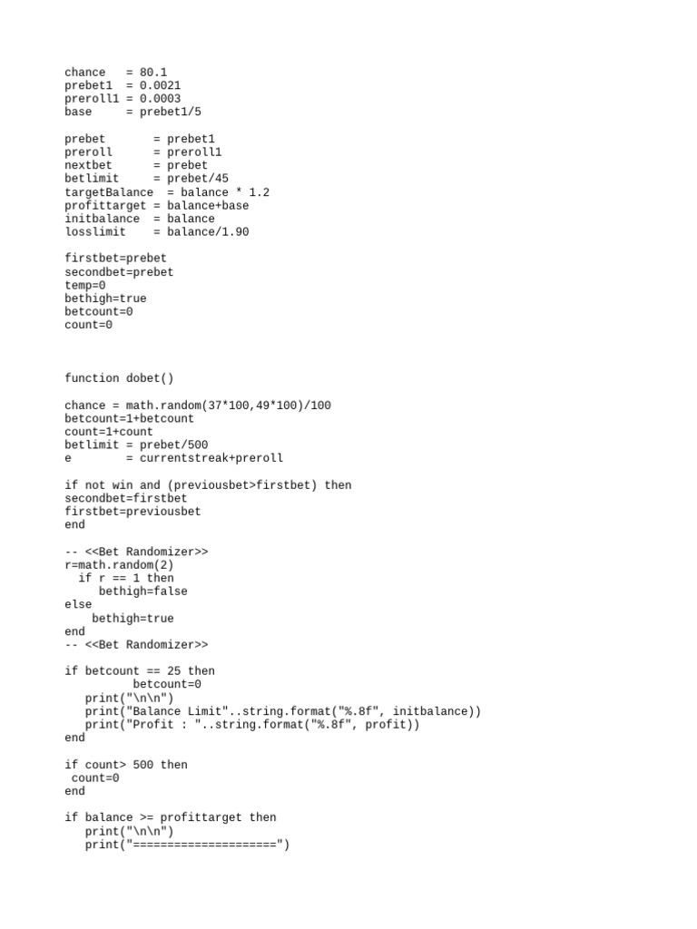 33 Lua | PDF | Wagering | Gambling