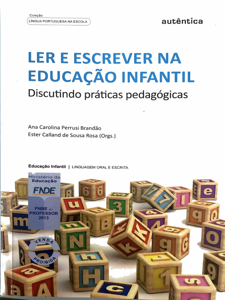 8 BRANDAO ROSA, Alfabetizar e Letrar Na Educação Infantil | PDF