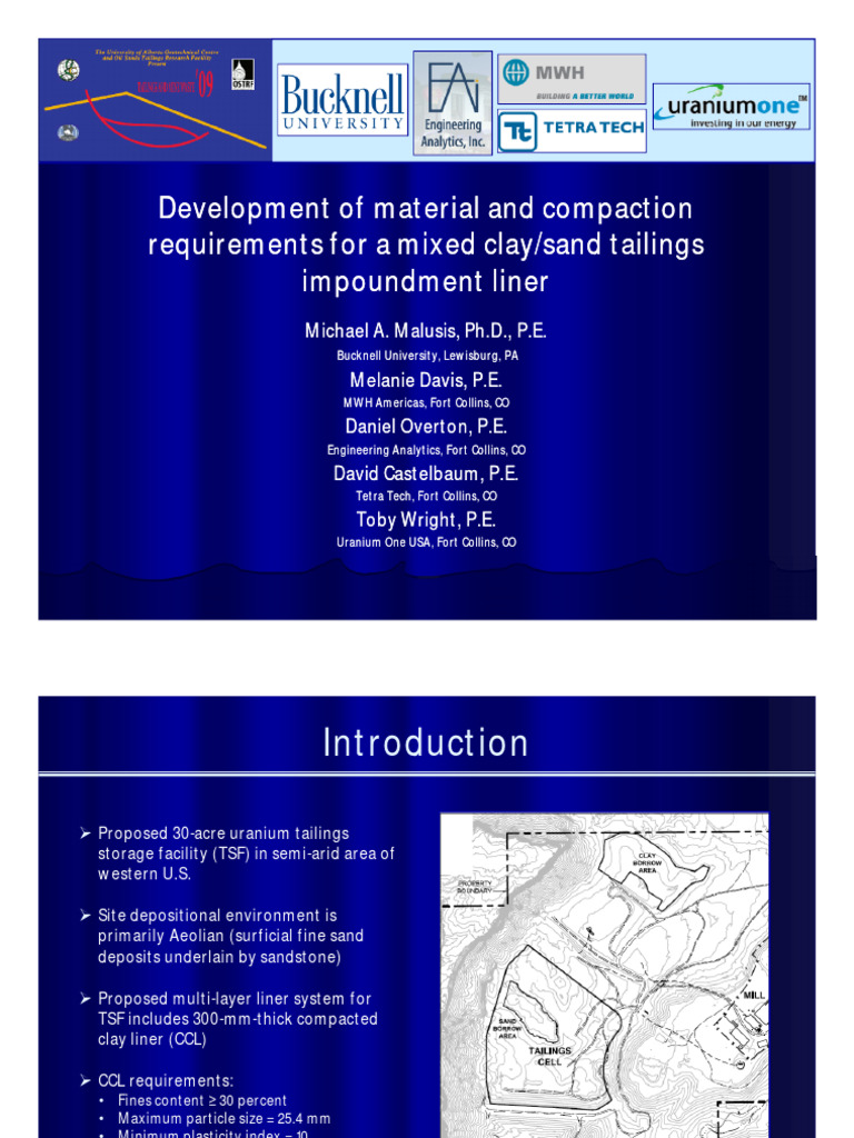 8 - Development of Material and Compaction Requirements For Mixed Sand ...