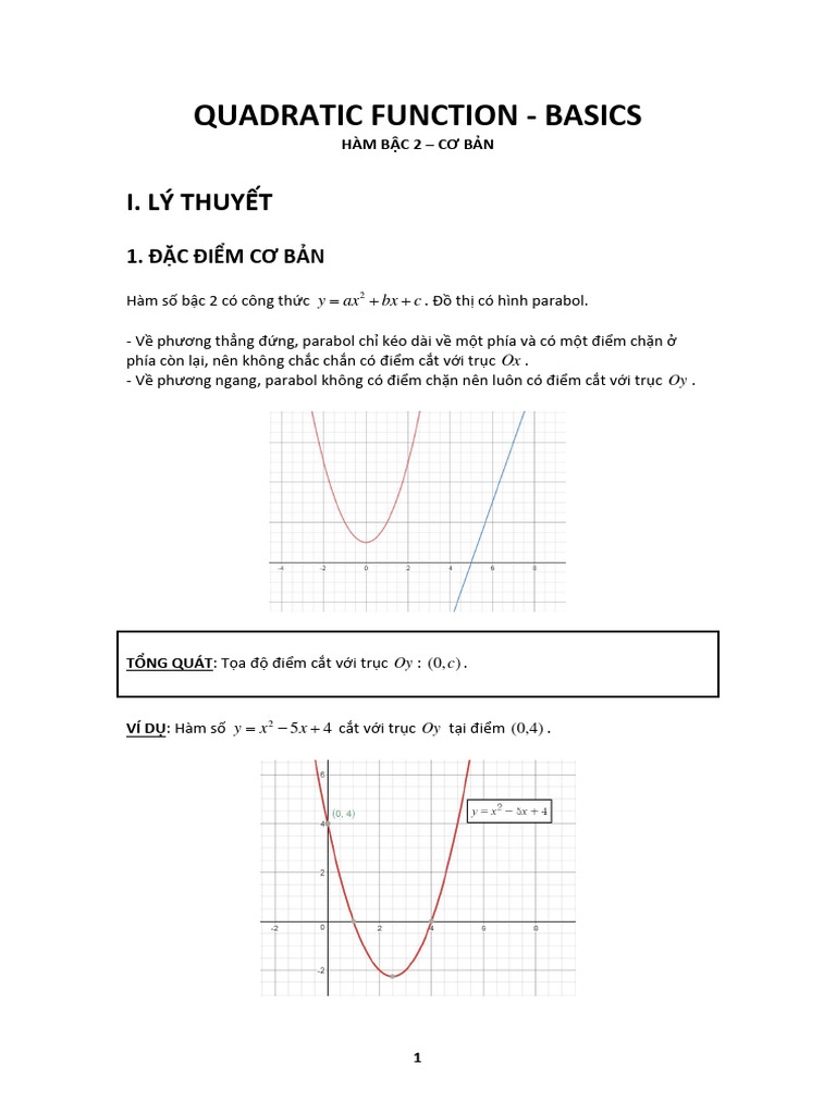 Quadratic Function | PDF