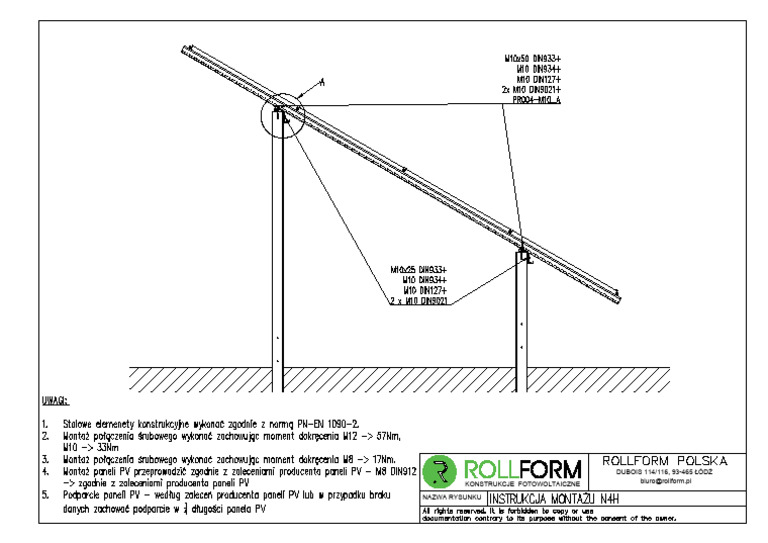 Instrukcja Montażu N4H Rys.1 | PDF