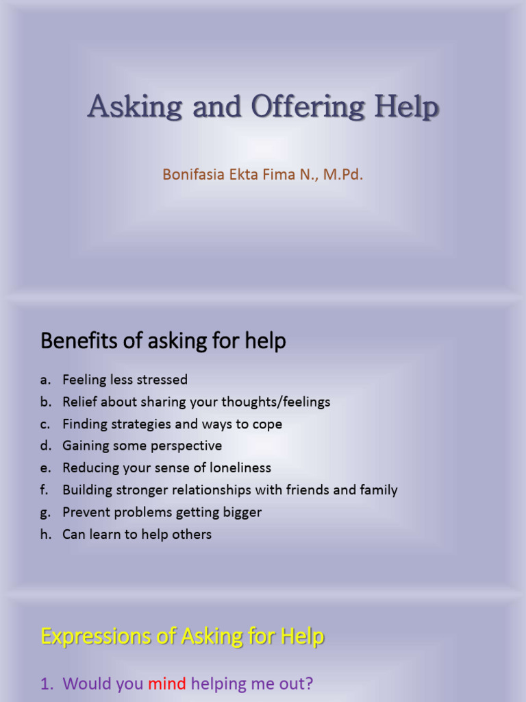 Asking Offering Help | PDF