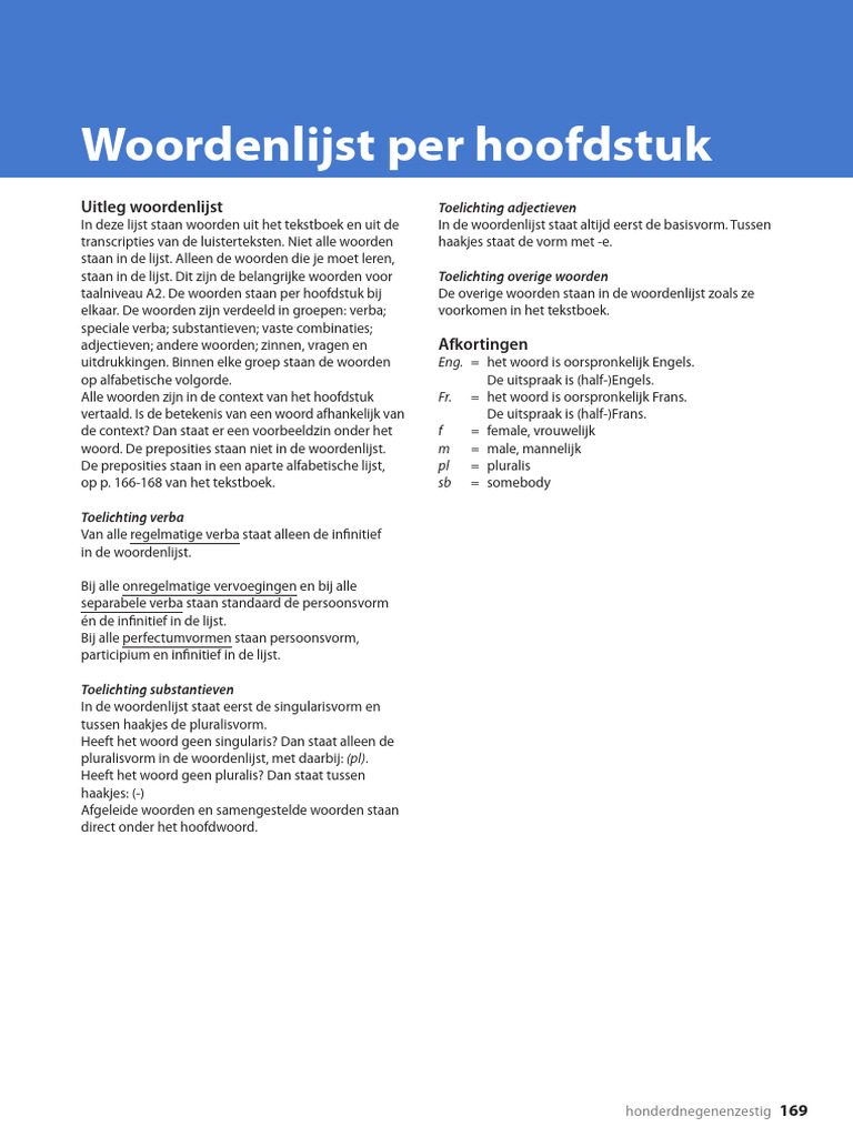 Vocabulario A2 | PDF