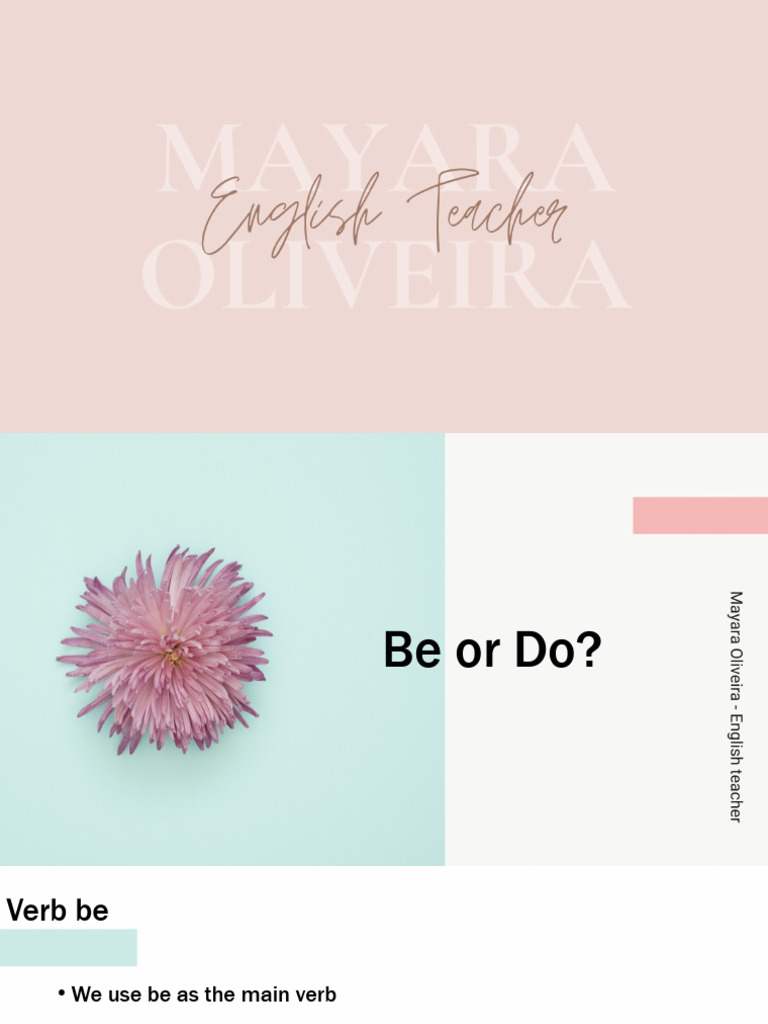 Be or Do | PDF | Linguistics | Grammar