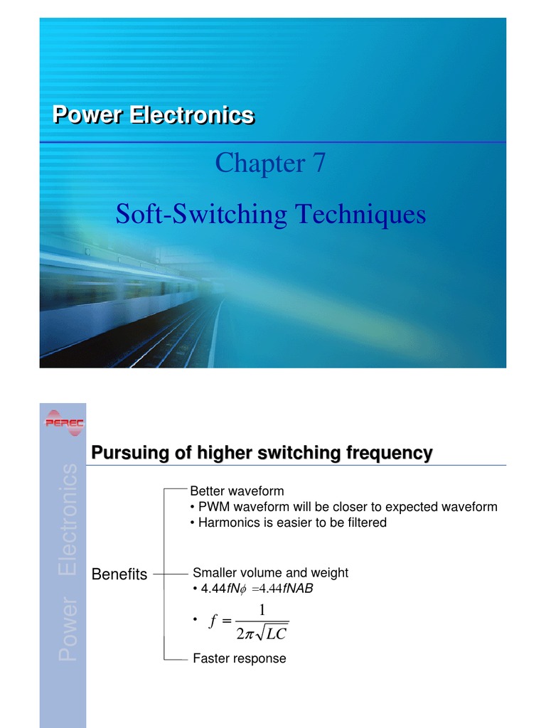 Soft Switching Techniques Pdf Power Electronics Engineering