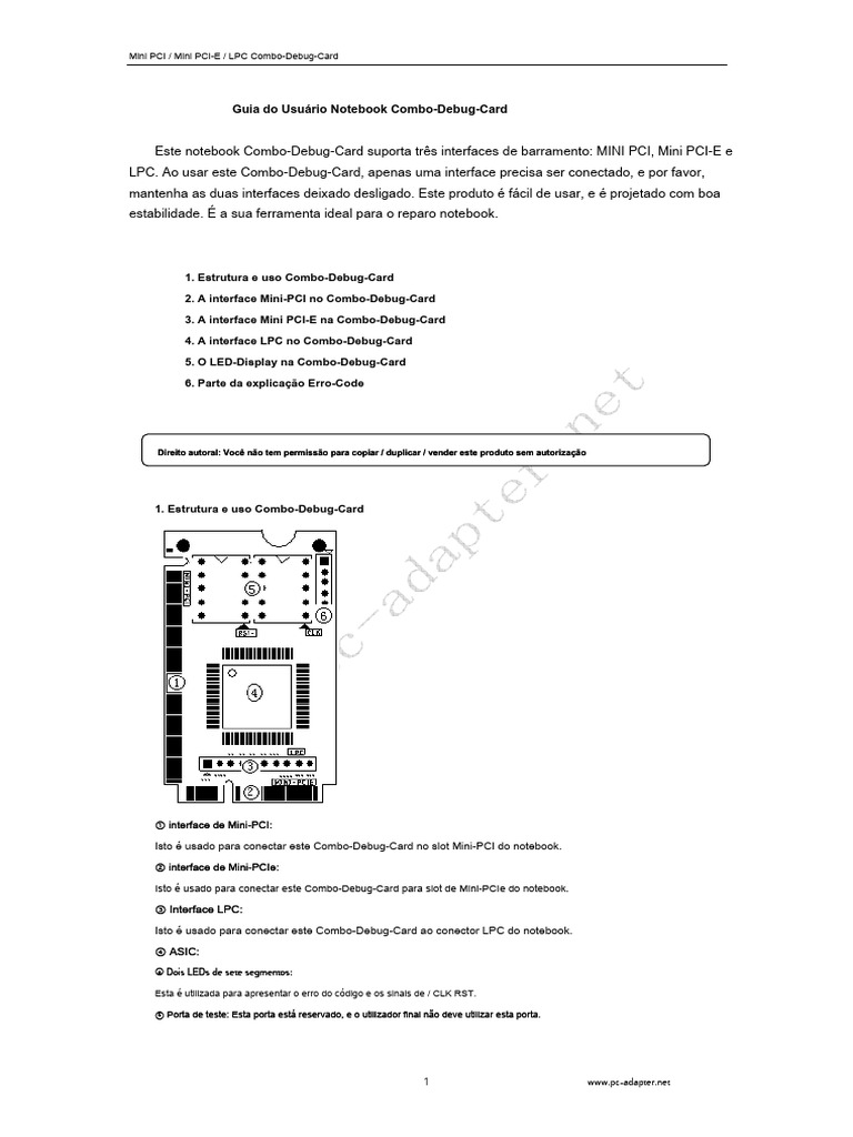 PC Analyzer LPC Notebook Manual Português | PDF | Notebook | Engenharia Elétrica