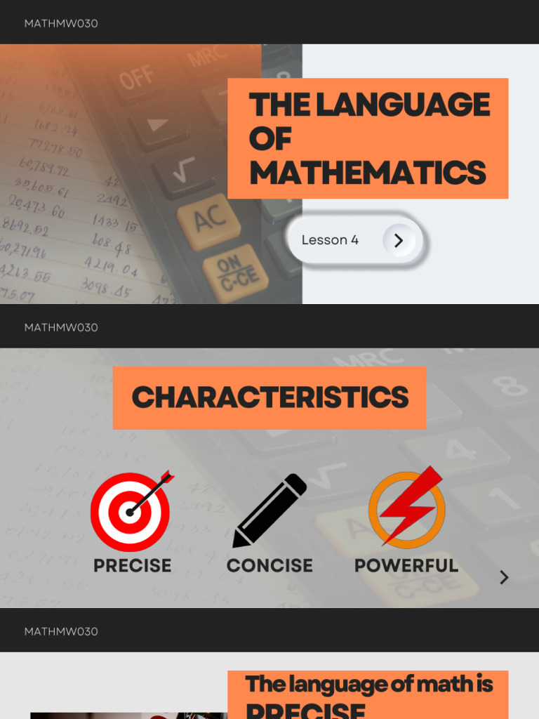 Understanding Mathematical Expressions and Sets | PDF | Mathematics ...