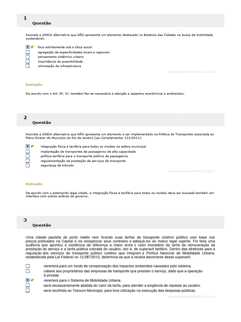 Teste de Conhecimento 10.1 - Mobilidade e Sistemas de Transportes | PDF ... Teste de Conhecimento 10.1 - Mobilidade e Sistemas de Transportes | PDF ...