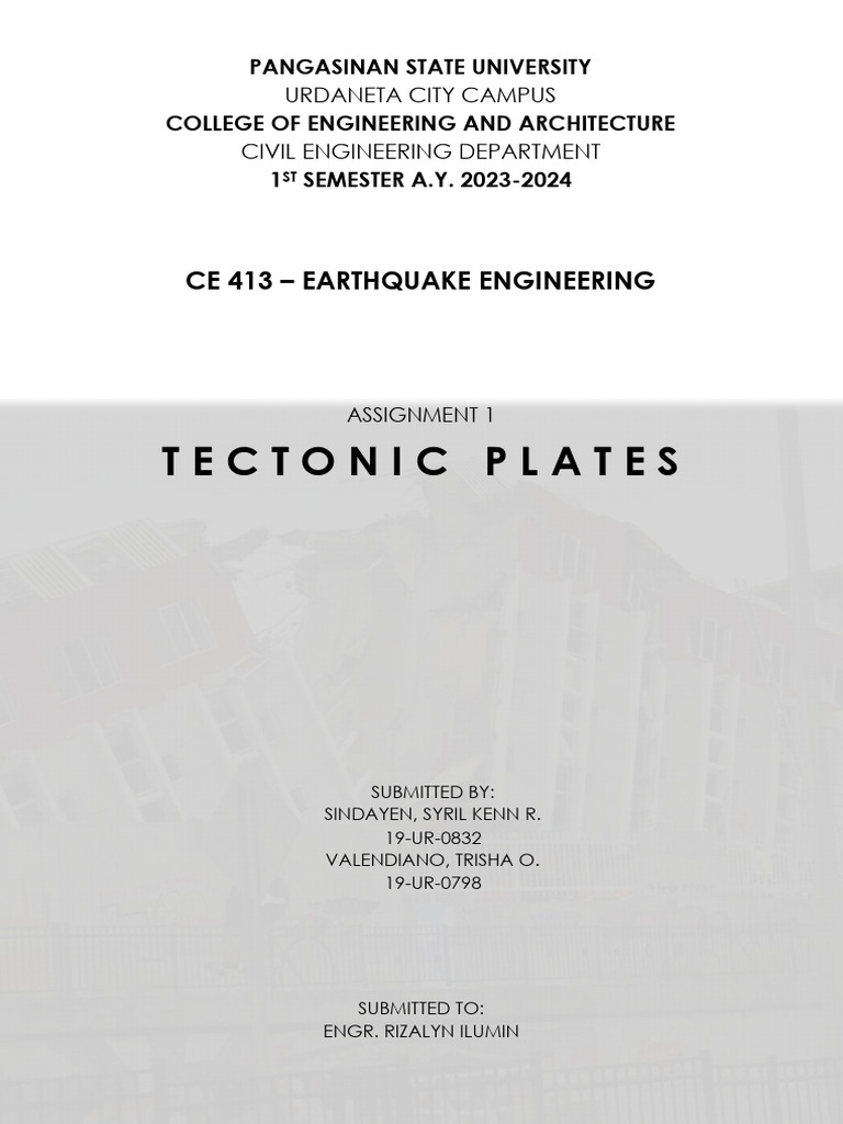 EARTHQUAKE | PDF | Plate Tectonics | Crust (Geology)